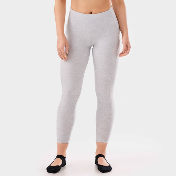 Tavicloud High Waisted Pocket 7/8 Leggings - Ash Space Dye – Tavi Active